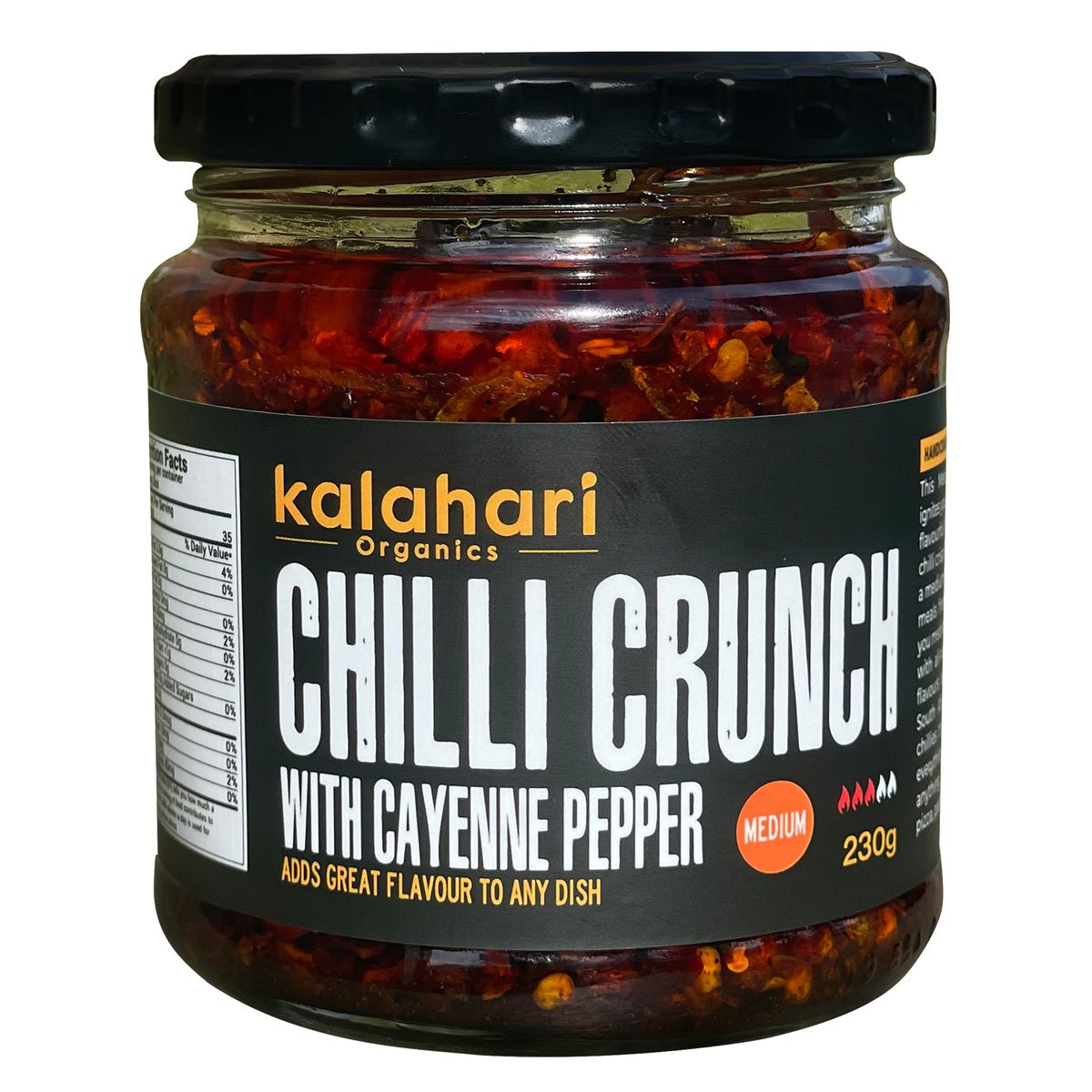 Kalahari Organics Cayenne Chilli Crunch Oil -230g | Shop Today. Get it ...