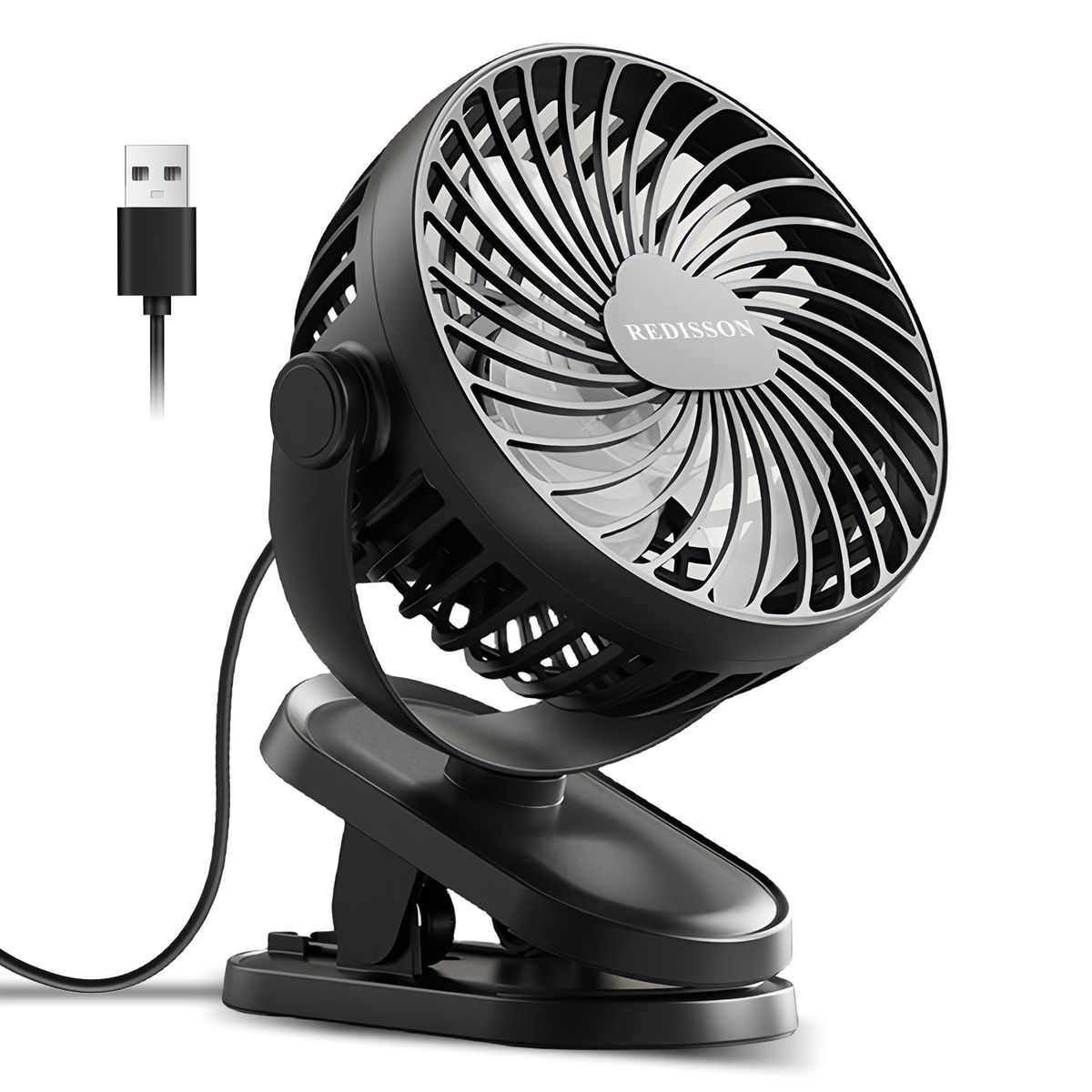 REDISSON Desk Fan Pram Fan with Strong Air Flow and Low Noise Level ...