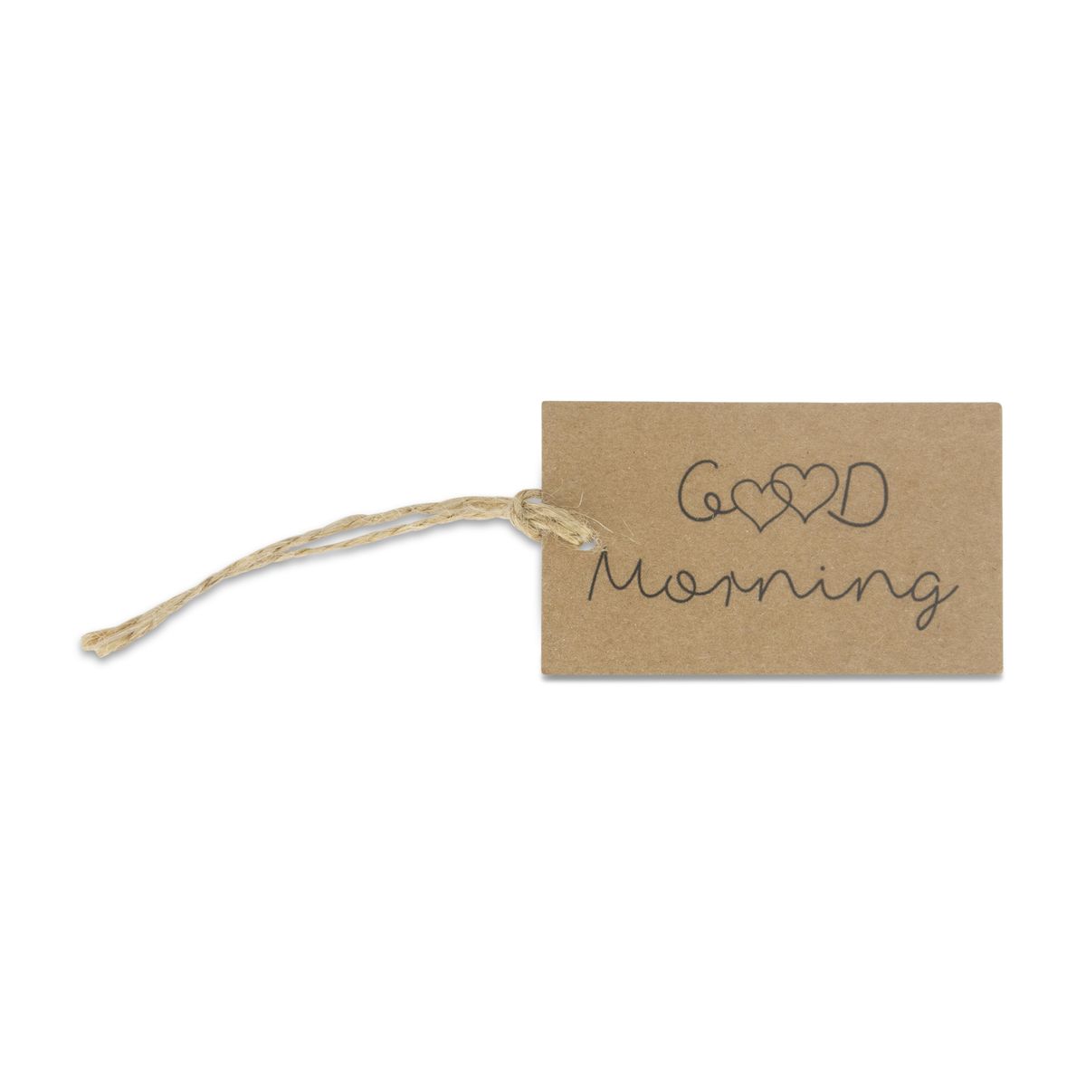 Gift Tags Good Morning Kraft Paper Brown Note Cards Pack Of 10