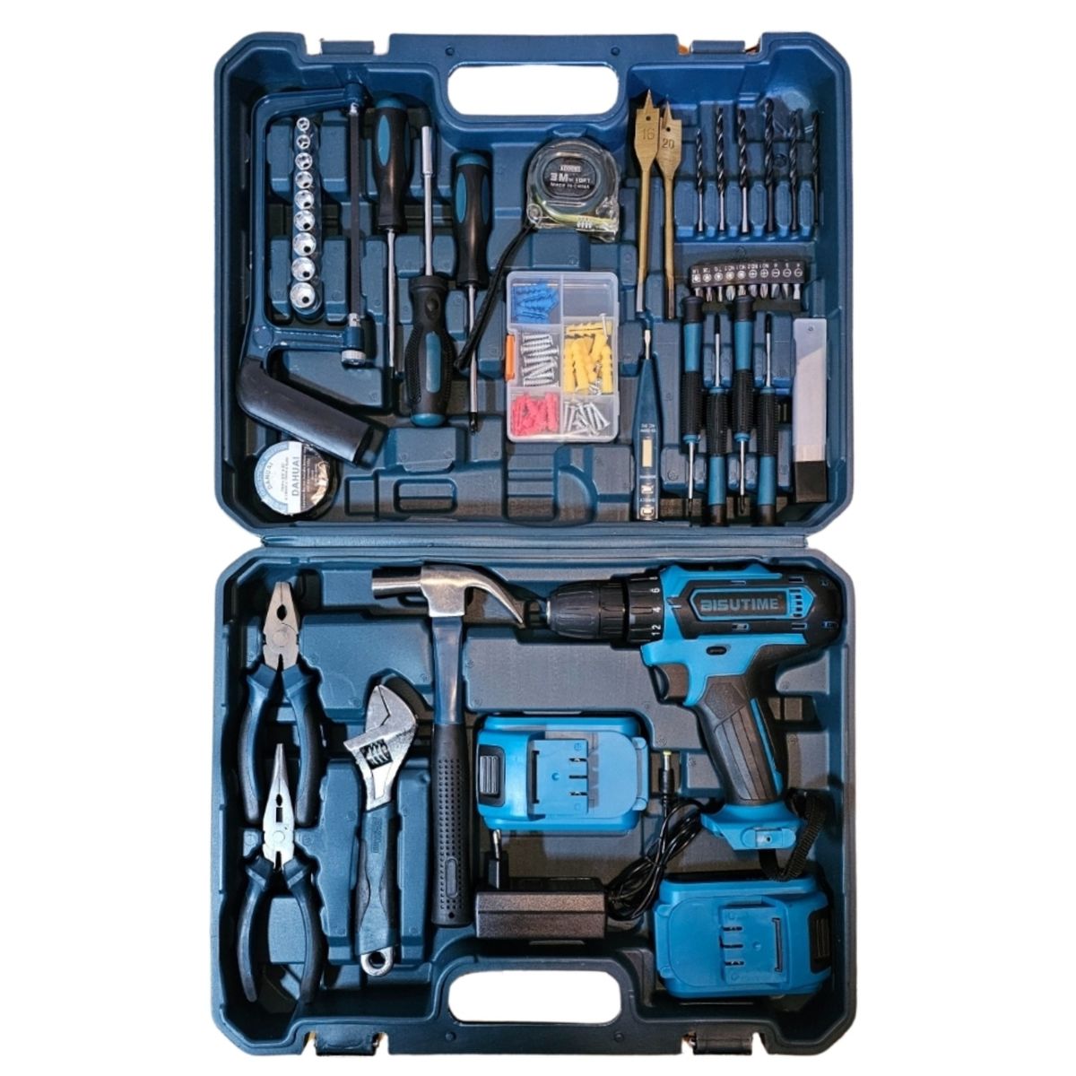 48 Piece Handy Man Tool Set With Cordless Screwdriver And Drill. | Shop ...