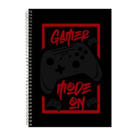Gamer Mode On Notebook Gamer Gift Idea A4 Notepad 140 | Shop Today. Get ...