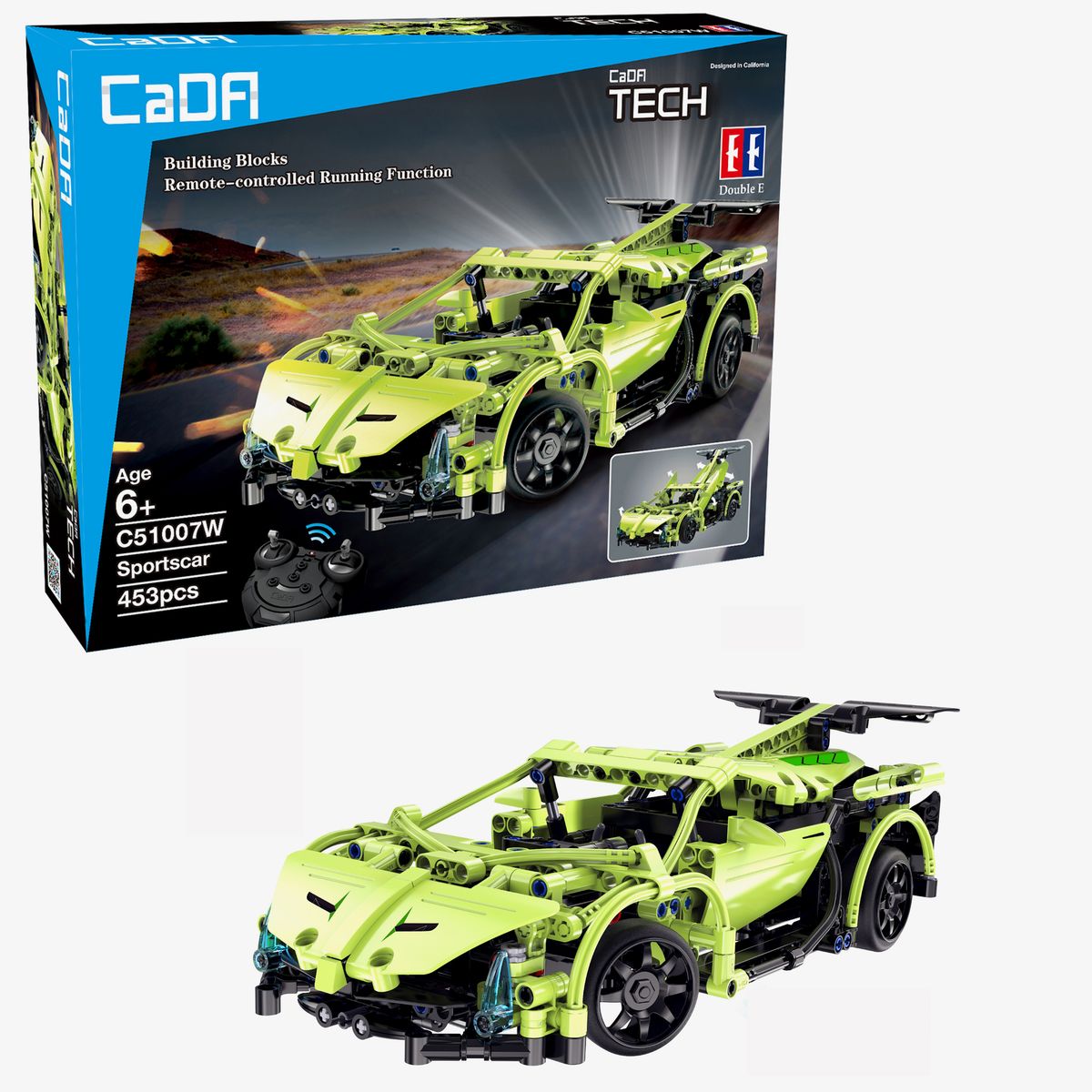 CaDA Tech Remote Control Sportscar - 453-Piece | Shop Today. Get it Tomorrow! | takealot.com