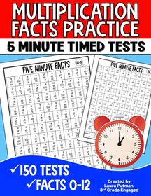 Multiplication Facts Practice 5 Minute Timed Tests | Shop Today. Get it ...