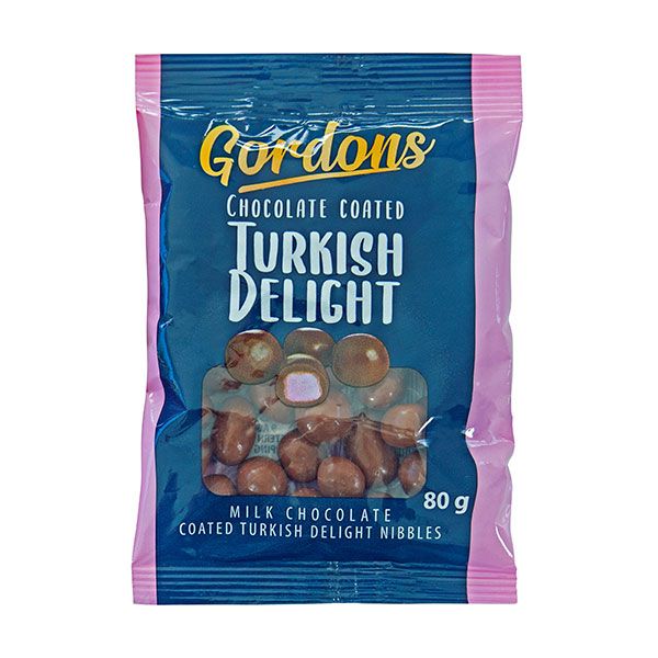 Gordons Sweets - Chocolate Coated Turkish Delight 12 x 80g | Shop Today ...