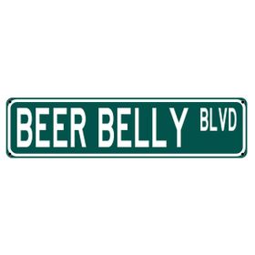 Beer Belly Blvd Metal Sign Wall Art | Shop Today. Get it Tomorrow ...