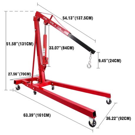Engine Hoist Dimensions