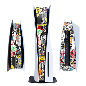 PS5 Console Centre Skin - Middle Strip Sticker: Cartoon (Disc Edition ...