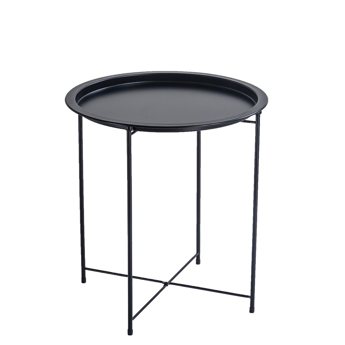 Simple foldable round multifunctional small coffee table | Shop Today ...