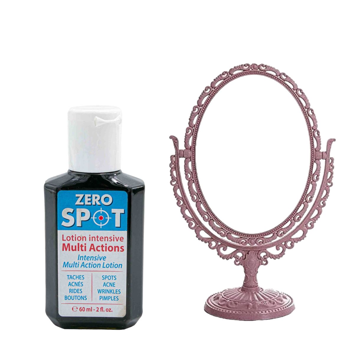 Zero Spot Lotion 60ml with Cosmetic Desktop Mirror | Shop Today. Get it ... Zero Spot Lotion 60ml with Cosmetic Desktop Mirror | Shop Today. Get it ...