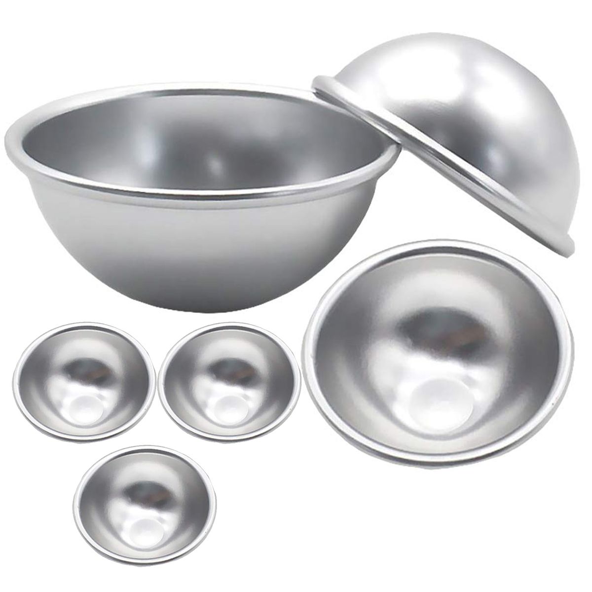 Mini Aluminum Baking DIY Hemisphere Mold - 6 Piece | Shop Today. Get it ...