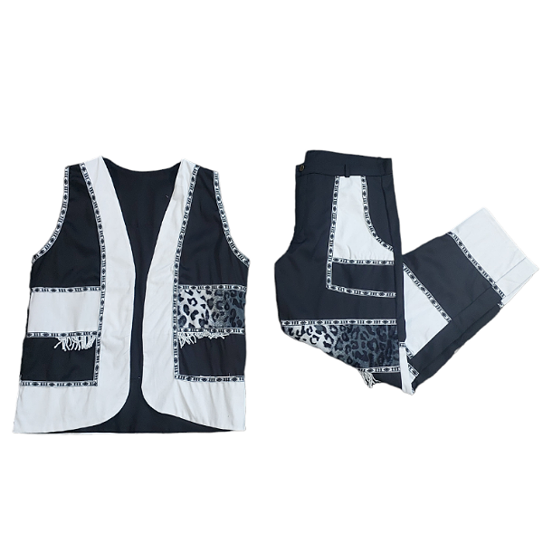 Mens Umblaselo Suit Set - Black and White | Shop Today. Get it Tomorrow ...