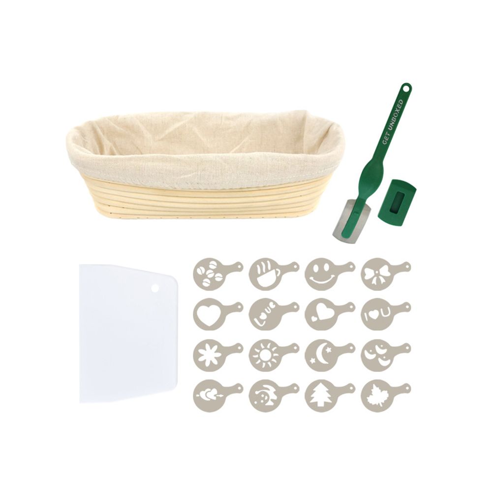 GET UNBOXED 20PCS Bread Proofing Basket Sourdough Proofing Kit Bakery ...