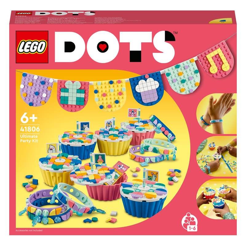 LEGO® DOTS Ultimate Party Kit 41806 DIY Craft Decoration Kit (1,154 ...