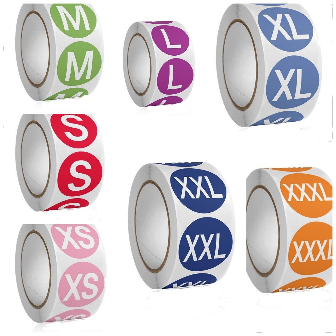 Clothing general merchandise business apparel stickers - 3500 pieces ...