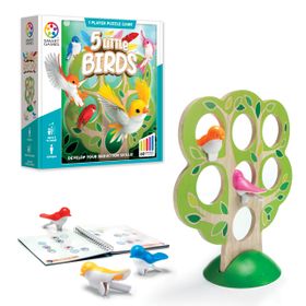 Smart Games 5 Little Birds Puzzle Logic Game for ages 5+ with 60 ...