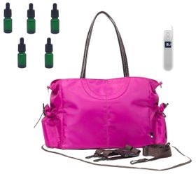 Newborn Baby Essential Kit W Pink Nappy Bag, Thermometer, Medicine ...