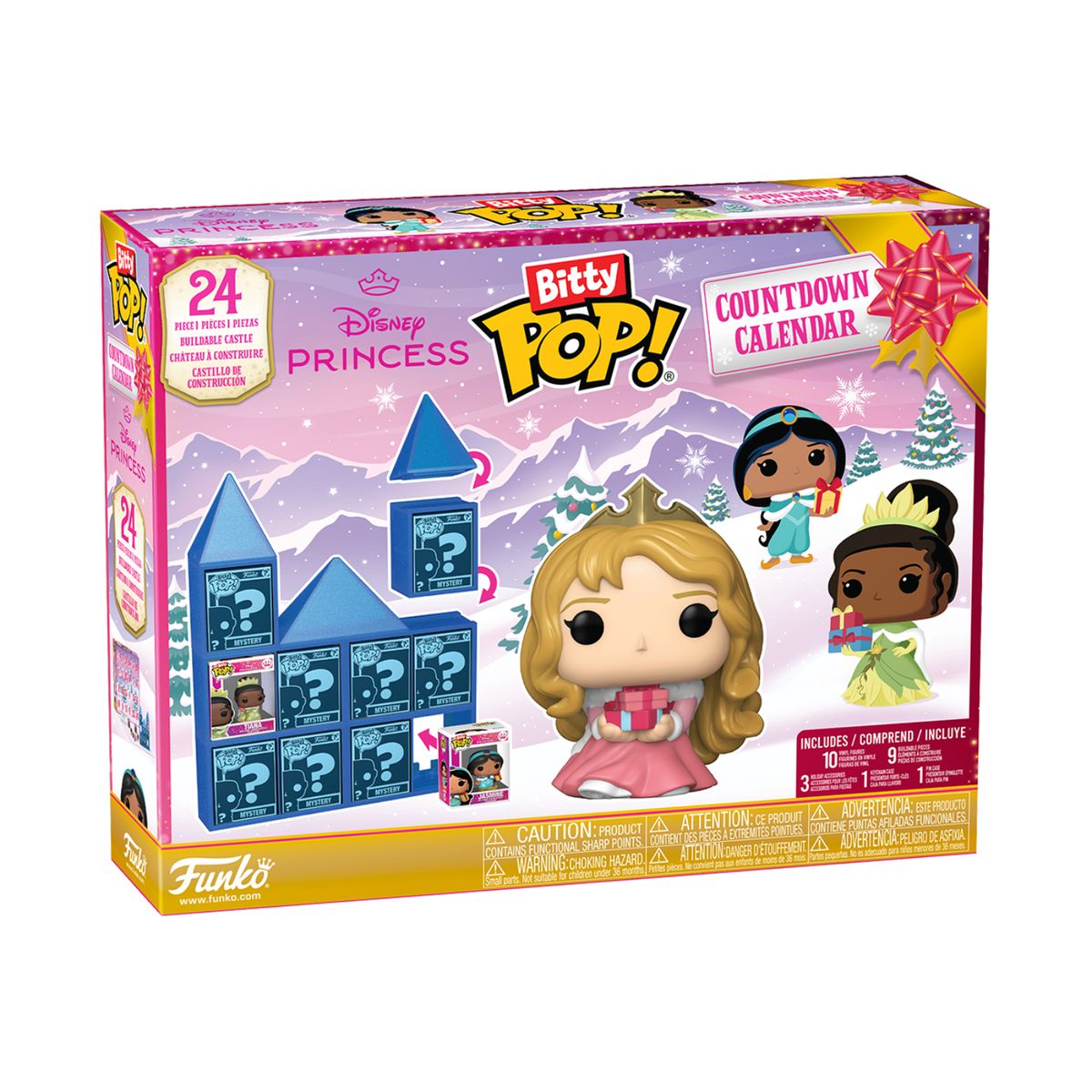 Funko Bitty Pop!Countdown Calendar: Disney Princess Holiday Advent ...