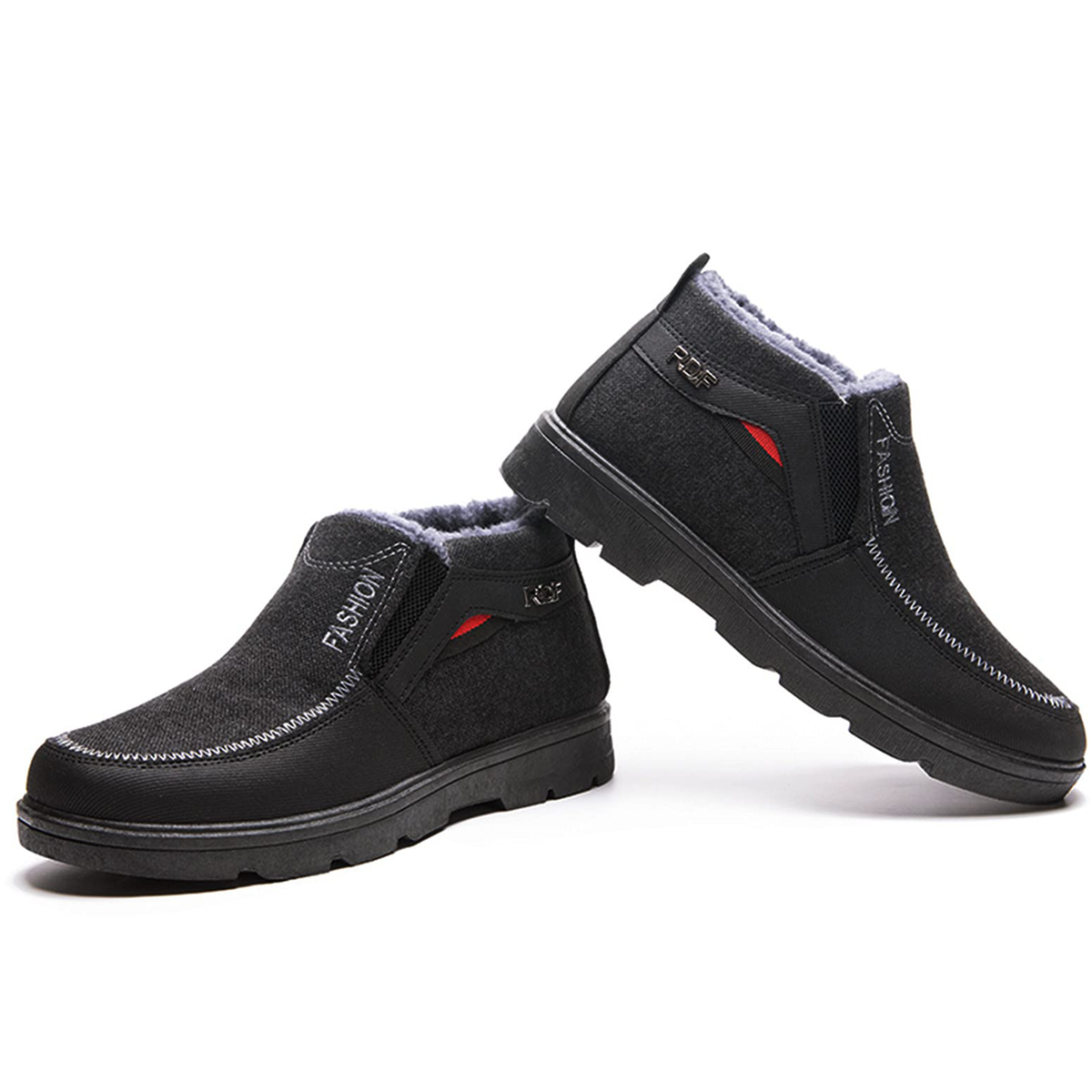 Men's Winter Snow Boots Non-slip Winter Snow Shoes Warm Walking Boots ...