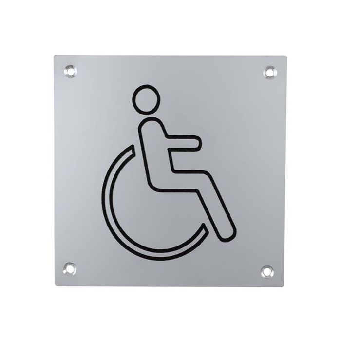 DCLSA Aluminium Plate Paraplegic Sign 150 x 150 x 2mm 01/150/PAR | Shop ...