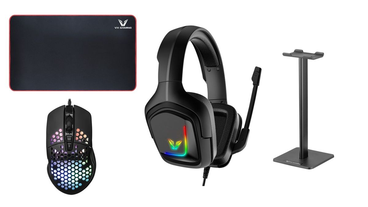VX Gaming Ultimate Gaming Bundle: 7200DPI Mouse, 7.1 Headphones, XL ...