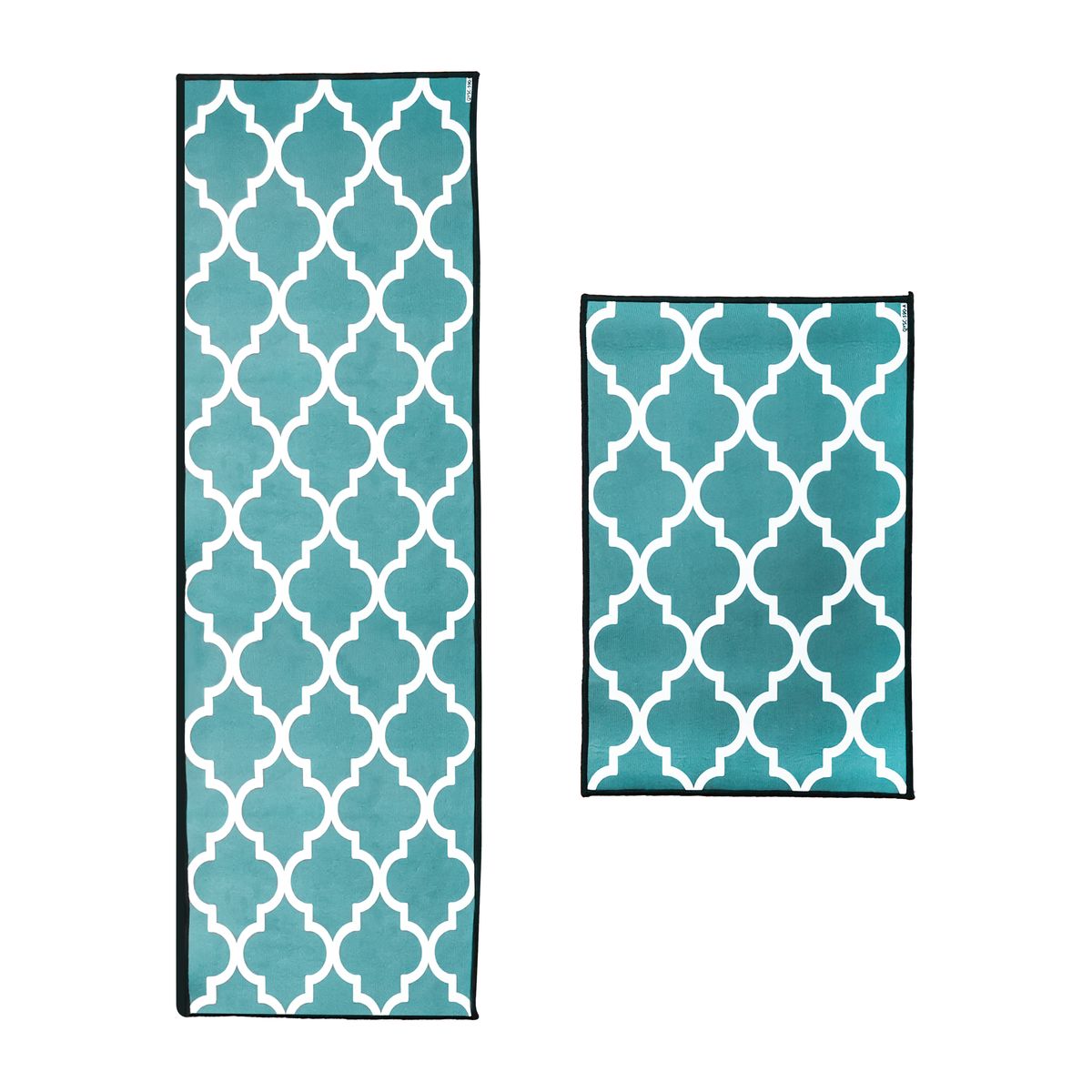 Chenshia 2Pc Cushioned Kitchen Rug Decorative Lightweight Bath Mat (S ...