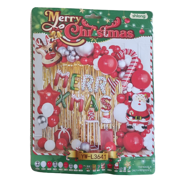 Merry Xmas Balloon Garland/ Arch Kit - Reindeer and Candy Cane | Shop ...