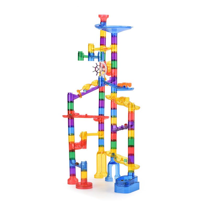 Ball Track Building Blocks - Transparent Track Building Blocks 84pcs ...