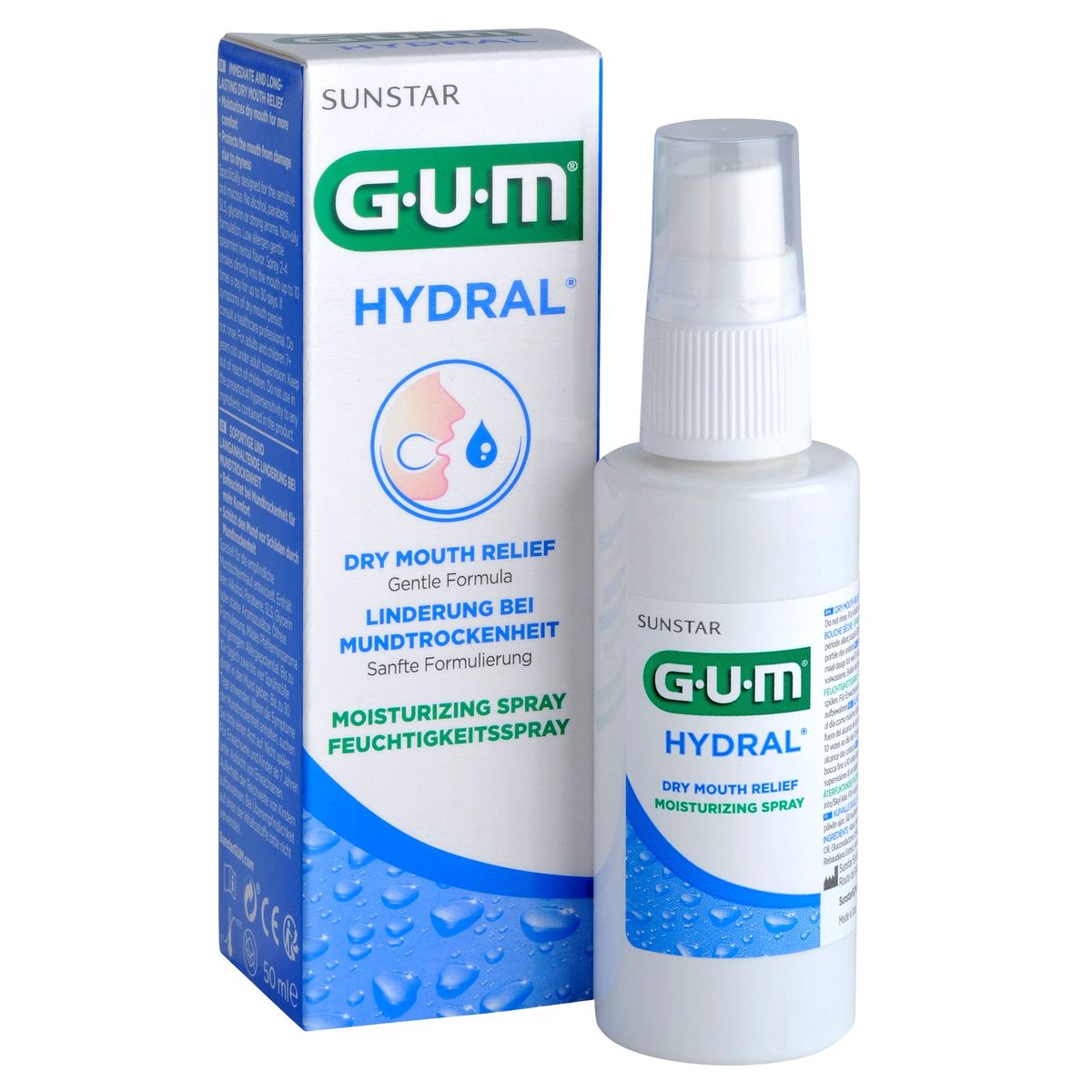 Sunstar G.U.M Hydral Dry Mouth Relief Spray 50ml | Shop Today. Get it ...