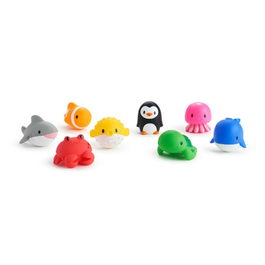 8 Pcs Ocean Animal Bath Toys Sensory Water Play Toys Baby Shower ...