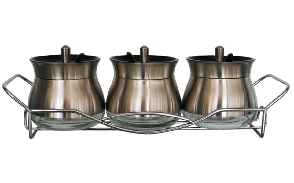 Condiment Set - Chrome | Shop Today. Get it Tomorrow! | takealot.com