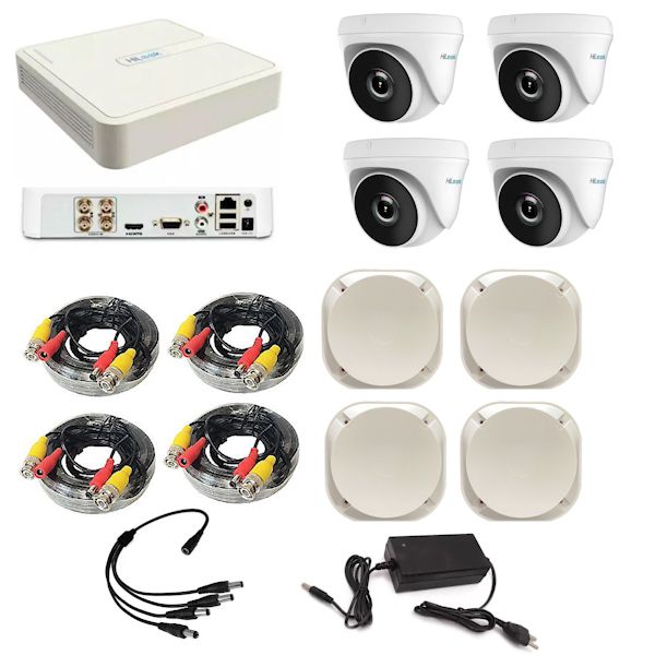 Hilook 1080P 4 Channel DVR & 4 Dome Cameras DIY CCTV KIT | Shop Today ...
