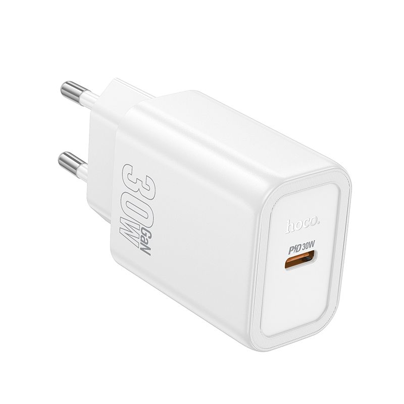 USB-C Charger Adapter 30Watt With Single PD Type C Adapter-N62 White ...