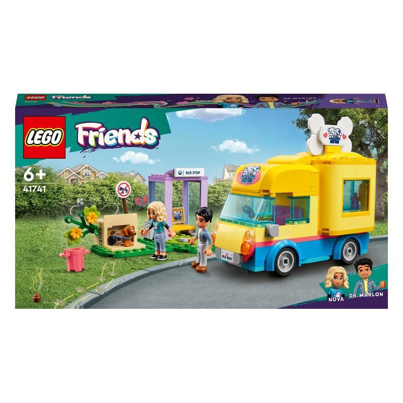 LEGO® Friends Dog Rescue Van 41741 Building Toy Cars (300 Pieces ...