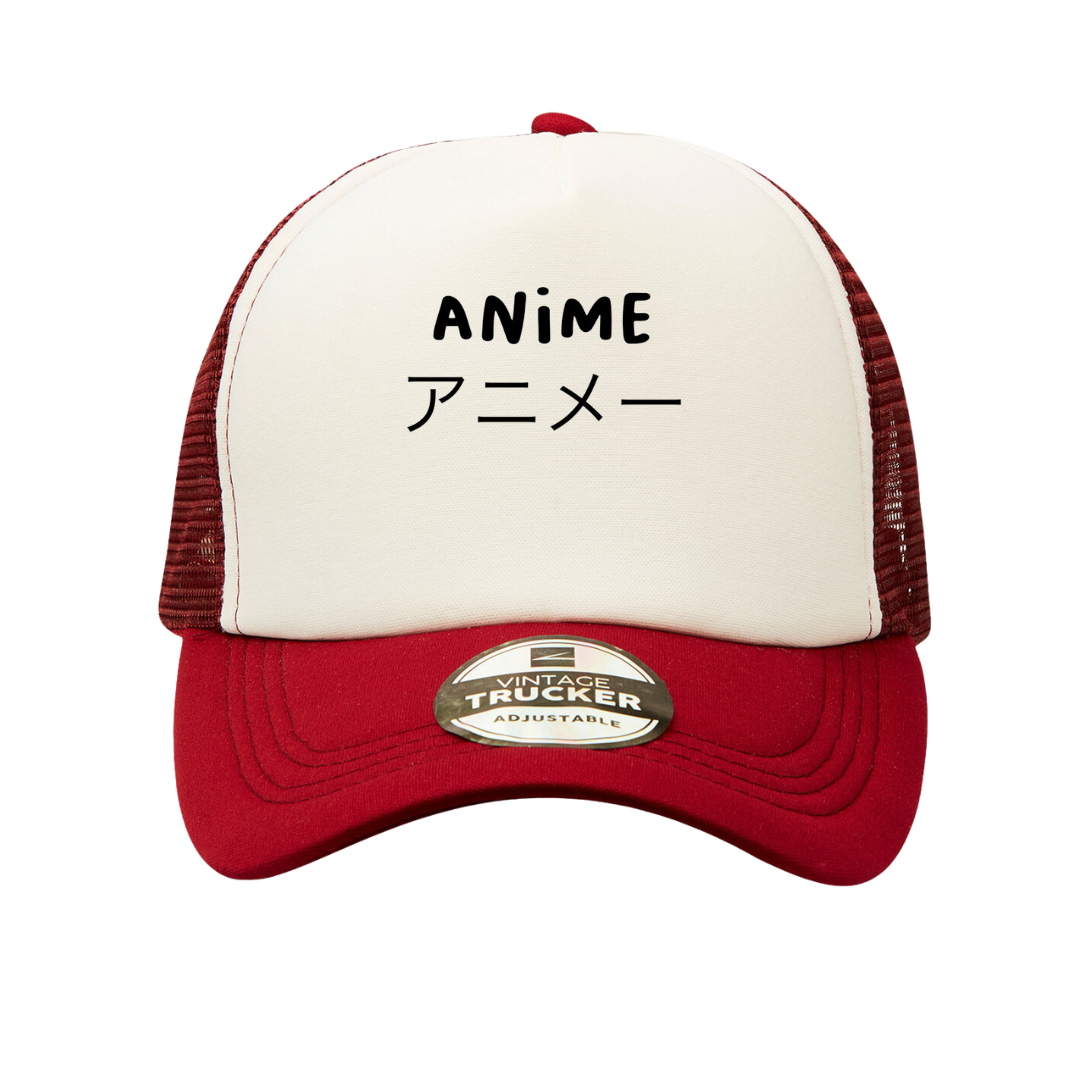 Graphical CPT Unisex Red and White Trucker Cap - Anime | Shop Today ...