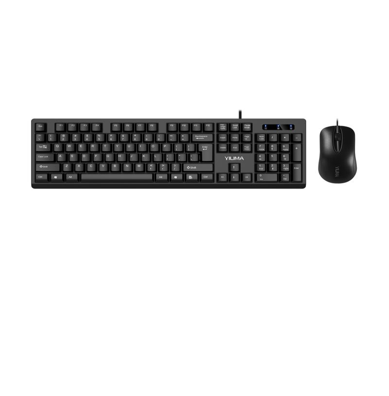 YILIMA QS-601 Wire Combo Keyboard and Mouse | Shop Today. Get it ...