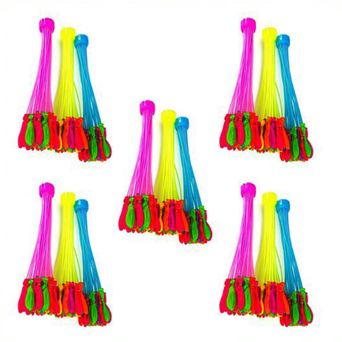 Water Balloons - Rapid Filling, Self Tying (555 Balloons, Assorted ...