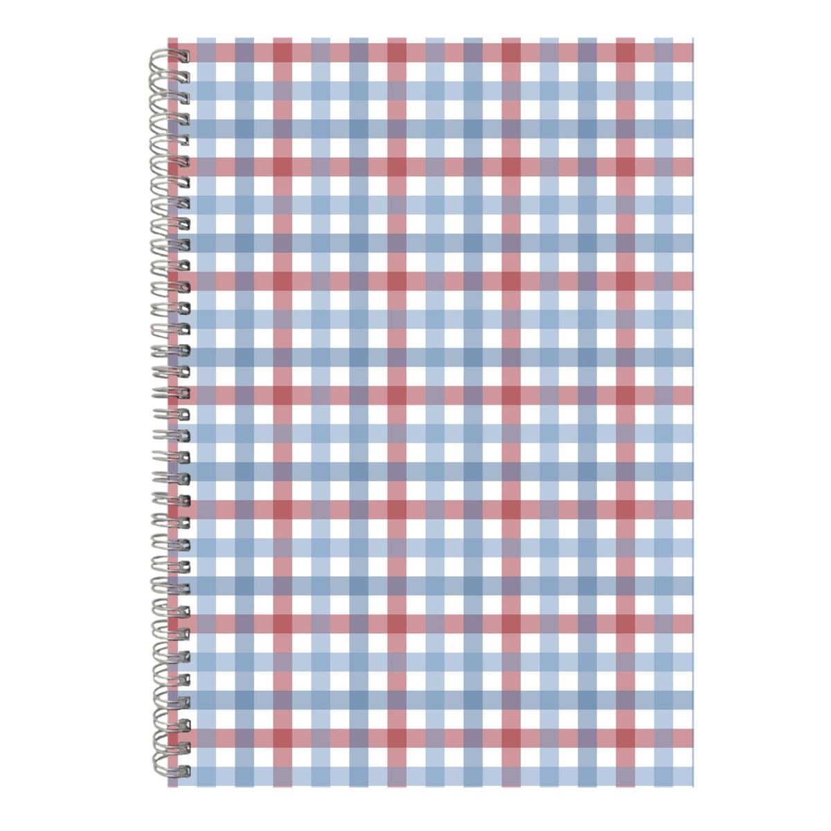 Pattern23 A4 Notebook Spiral and Lined Red and Blue Graphic Notepad ...