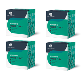 Econocare Needle21G x 1 (0.8mmx25mm) - 4 Boxes (100's) | Shop Today ...