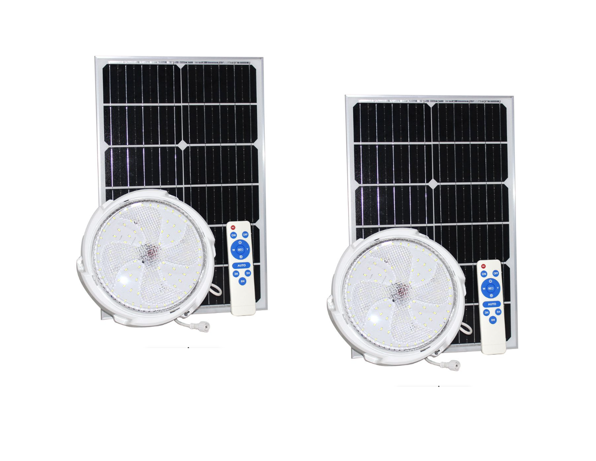 2 Pack 200W Solar Ceiling Light With Remote | Shop Today. Get it ...