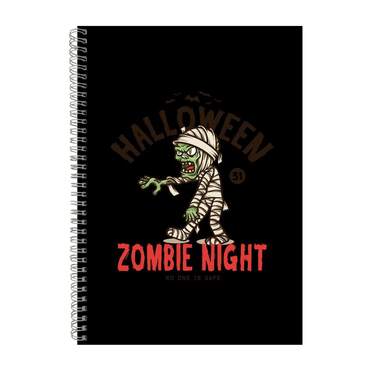Zombie Night Notebook Spooky Gift Idea A4 Notepad 129 | Shop Today. Get ...