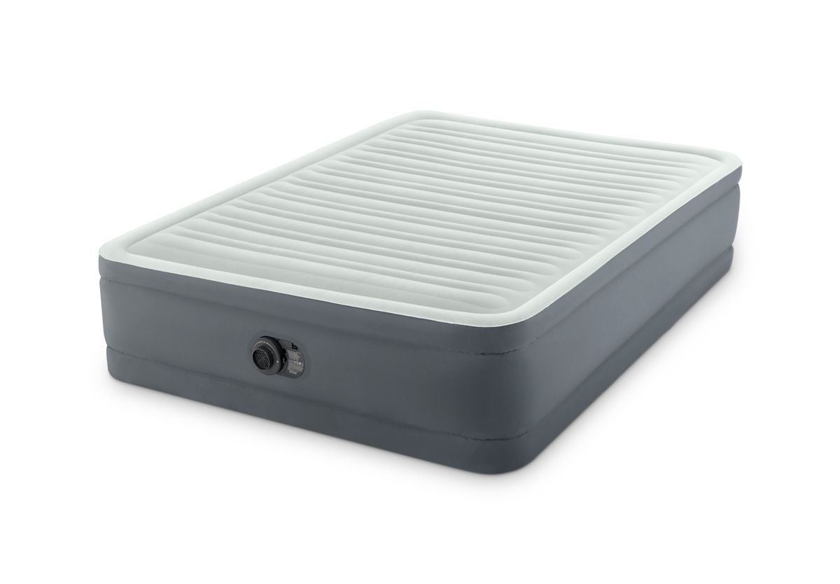 Intex Queen Premaire i Elevated Airbed With Fiber-Tech & Built In Pump ...
