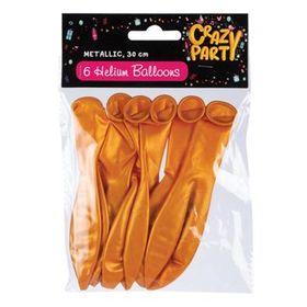 Balloons Helium Metallic Gold - 6 Piece | Shop Today. Get it Tomorrow ...