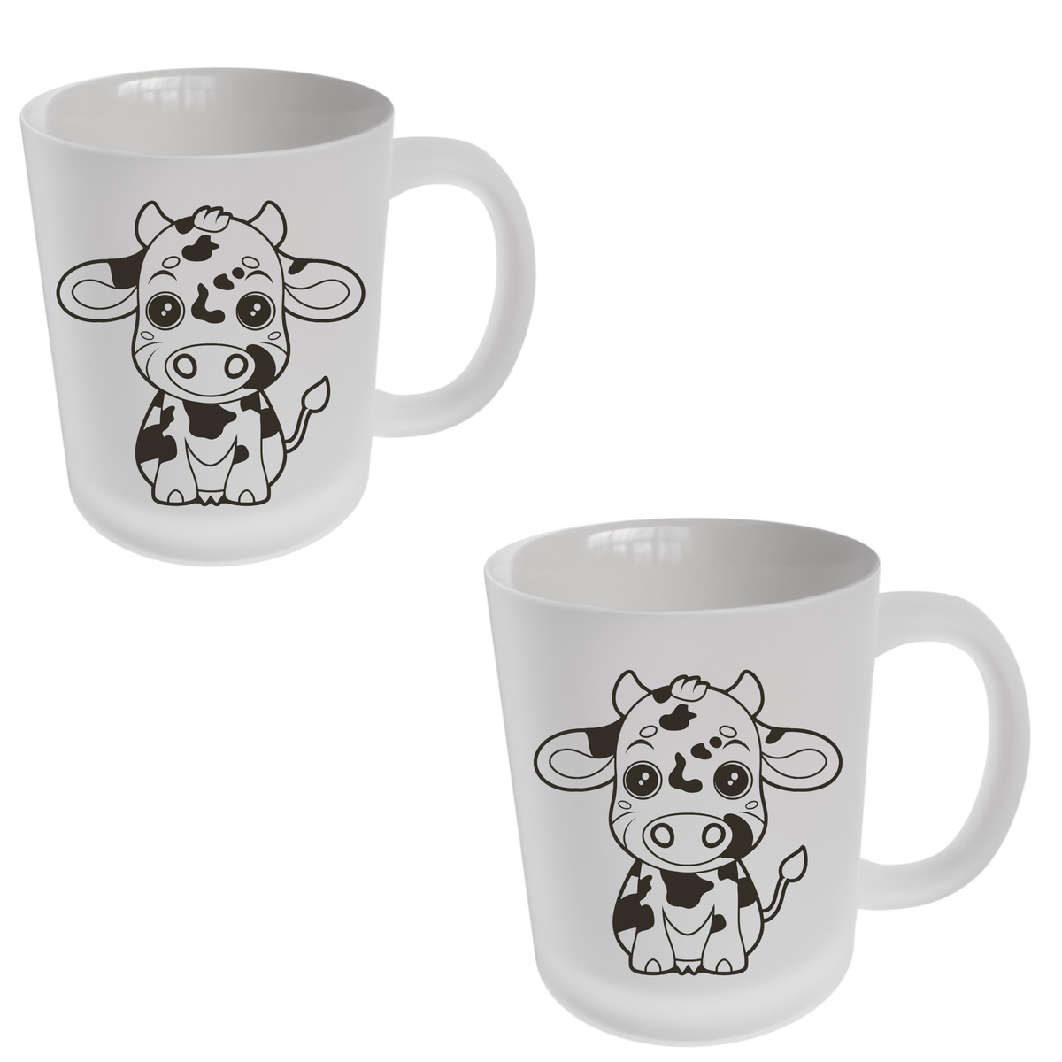 Cow - Clear Frosted Mug Set | Shop Today. Get it Tomorrow! | takealot.com