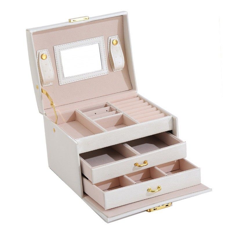 3 Tier Jewelry Lockable Storage Organizer Box | Shop Today. Get it ...