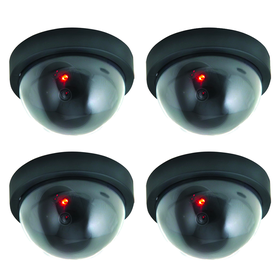 Fake Security Camera, Dummy CCTV with Flashing Light, Burglar Deterrent ...