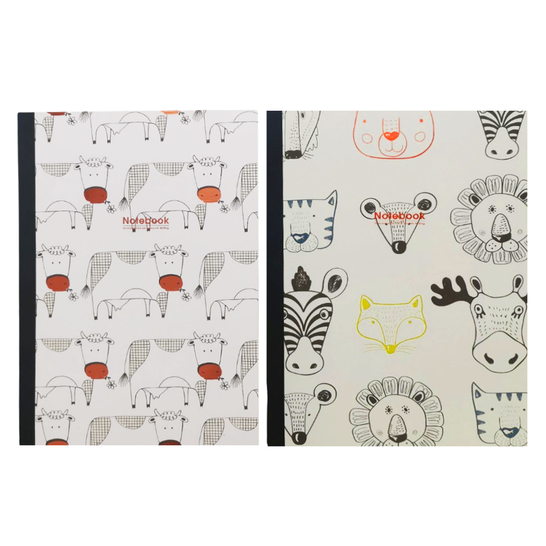 Set of 2 Soft Cover Lined Notebooks - Animal Collection | Shop Today ...