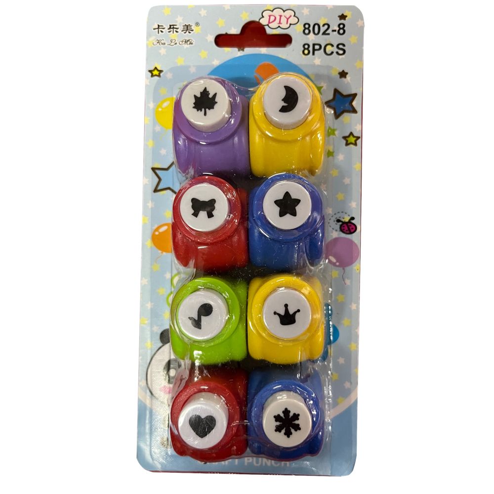 Craft Multifunctional Miniature Scrapbooking Shape Punch Jumbo Set of 8 ...