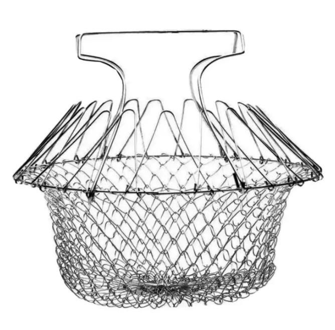 Stainless Steel Chef Basket Foldable | Shop Today. Get it Tomorrow ...