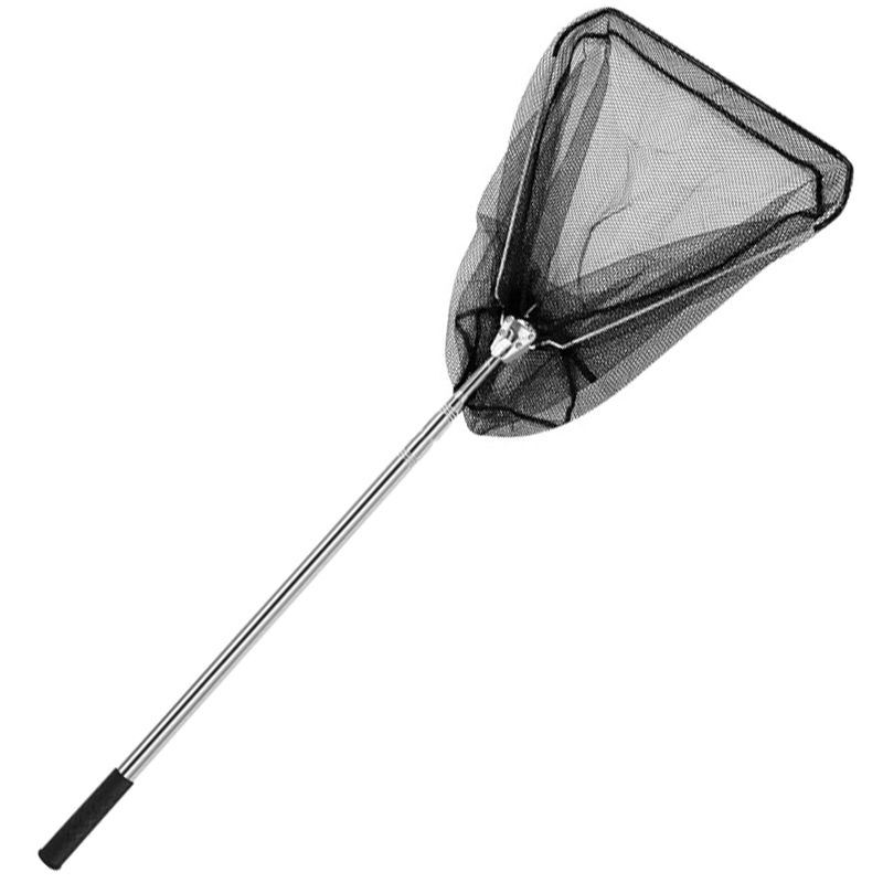 Retractable Stainless Steel Triangular Net Head For Fish | Shop Today ...