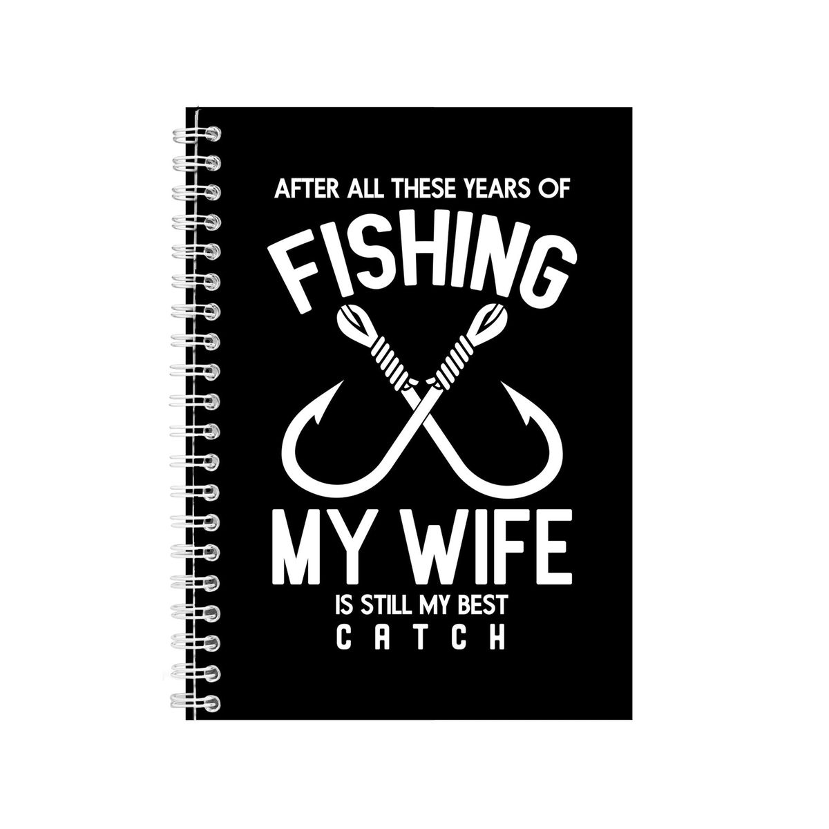 Fishing My Wife Notebook Fishing Gift Idea A5 notes 127 | Shop Today ...